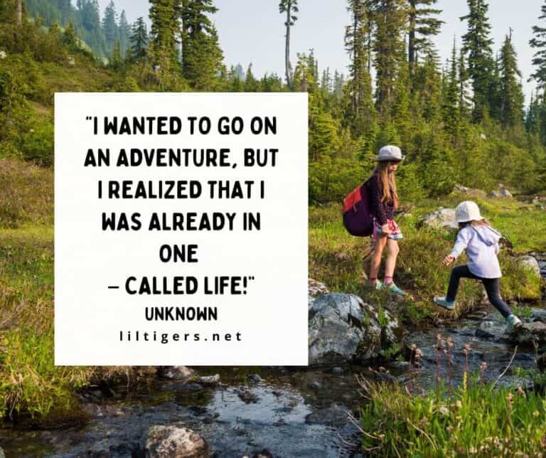 150 Inspirational Adventure Quotes for Kids - Lil Tigers
