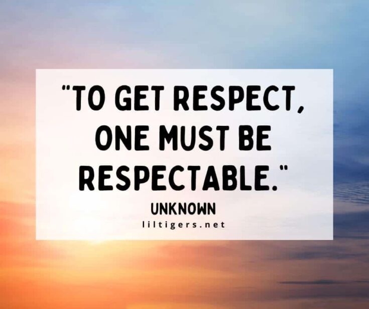 180 Best Respect Quotes for Kids - Lil Tigers